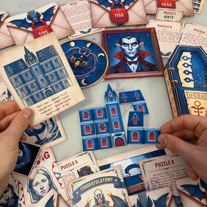 Escape Room Printable – Vampire’s Crypt: Dracula-themed Puzzle Game for ...