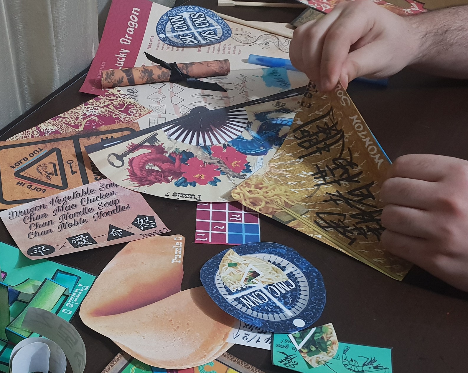 Escape Room Game DIY Adult Printable Game Kit the Lucky Dragon | Etsy