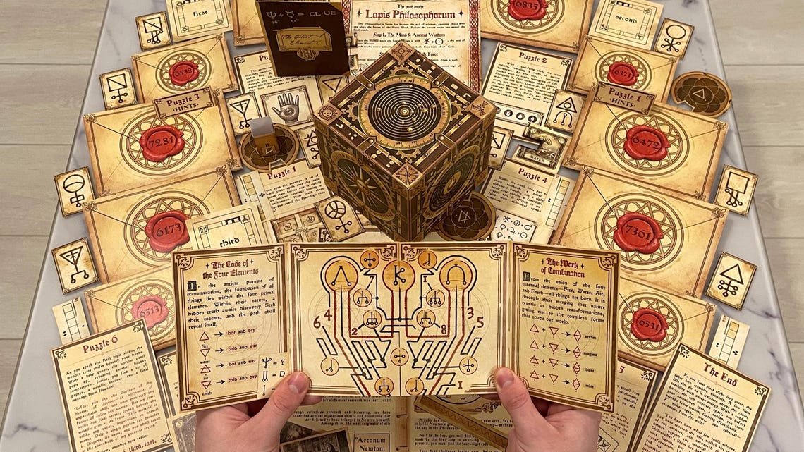 Escape Room Printable – the Alchemist’s Box: Alchemy Puzzle Game for ...