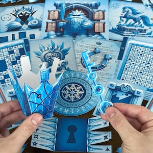 Winter Escape Room Printable – the Snow Queen: Winter Puzzle Game for ...