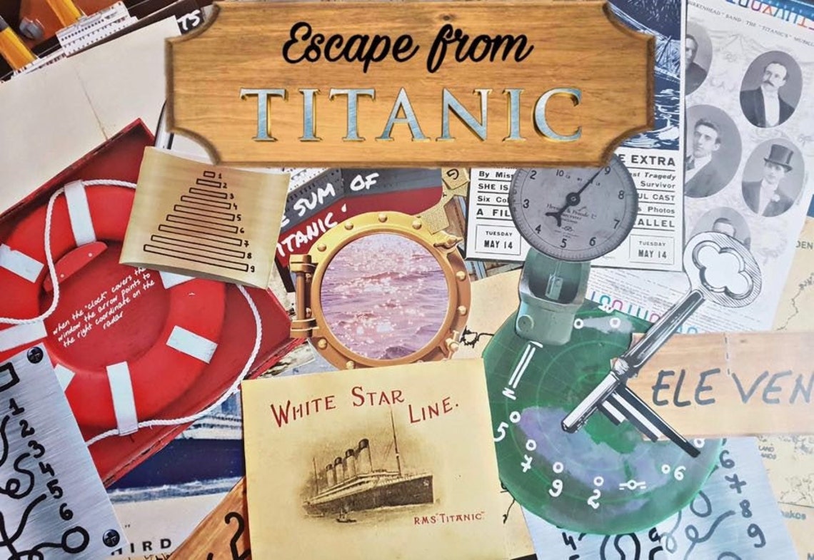 Escape Room Game DIY Titanic Printable Game Kit for Kids - Etsy Canada