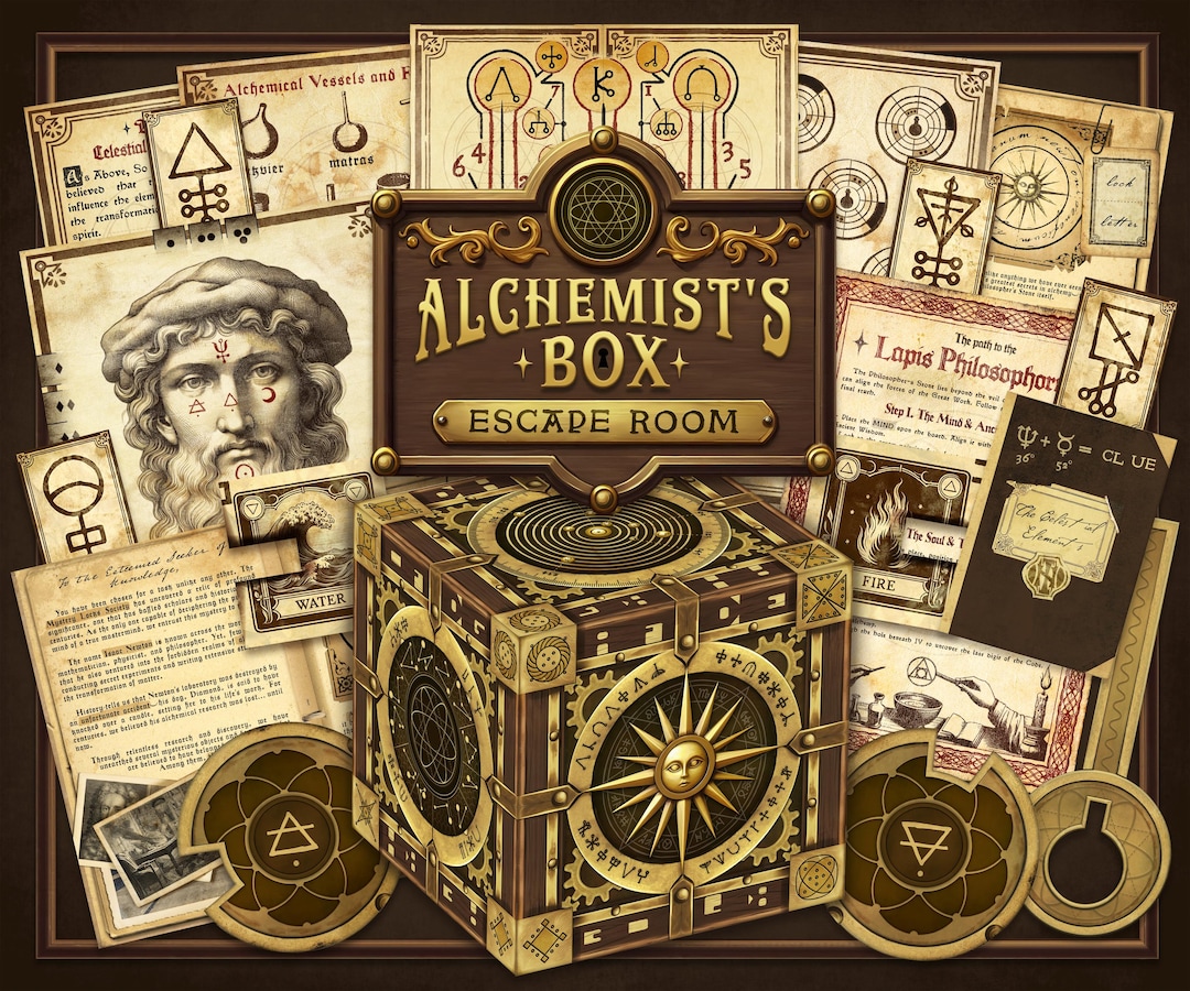 Escape Room Printable – the Alchemist’s Box: Alchemy Puzzle Game for ...