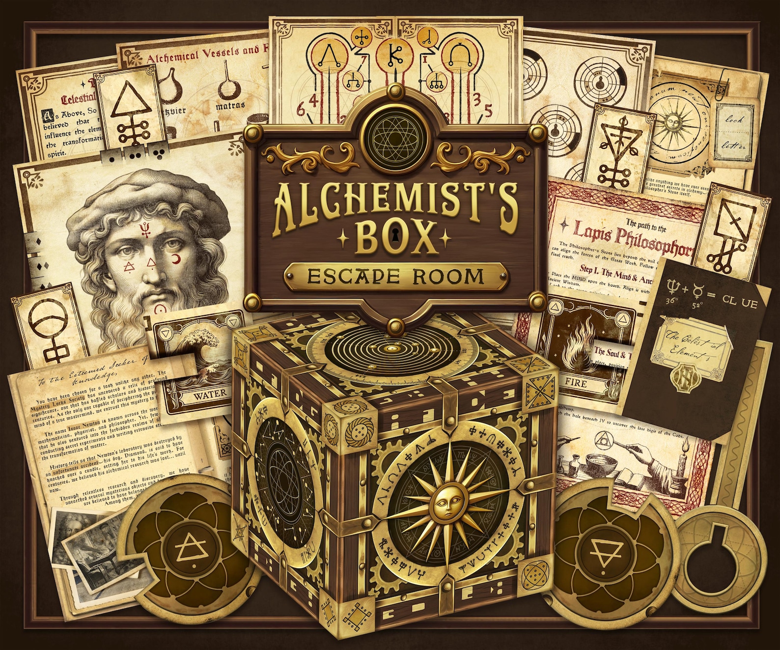 Escape Room Printable – the Alchemist’s Box: Alchemy Puzzle Game for ...
