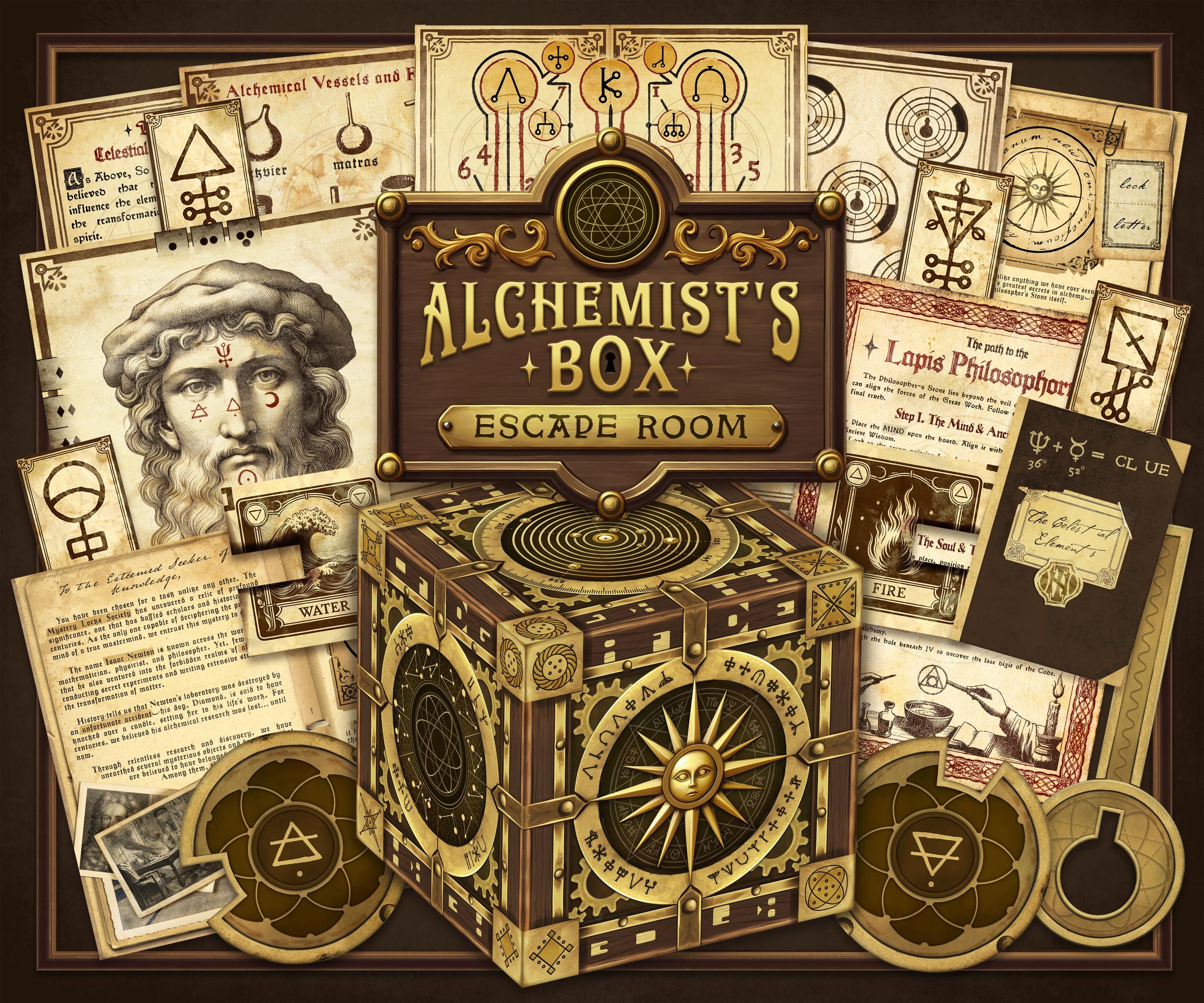 Escape Room Printable – the Alchemist’s Box: Alchemy Puzzle Game for ...