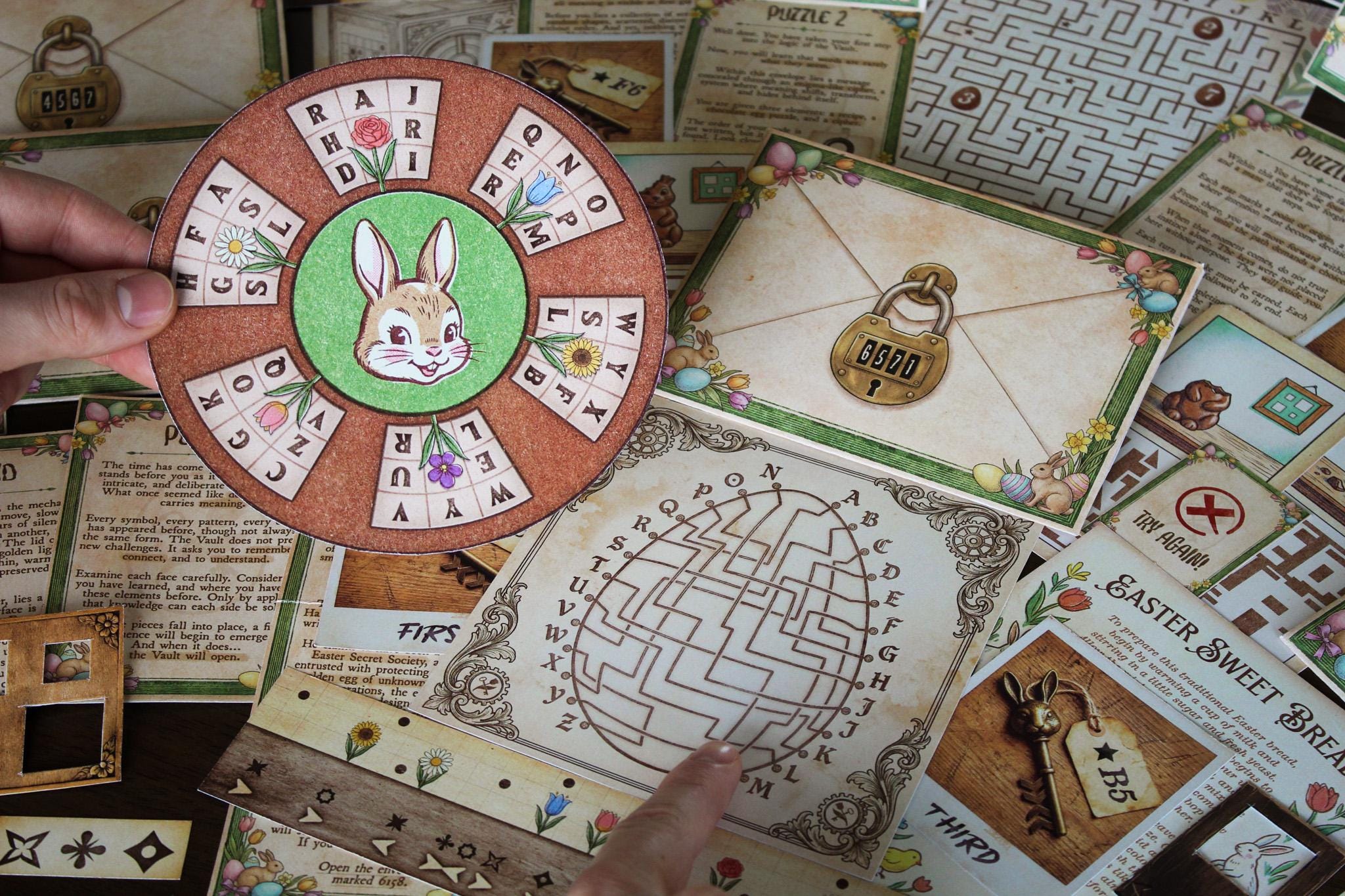 Easter Escape Room Printable – the Easter Vault: Holiday Puzzle Game ...