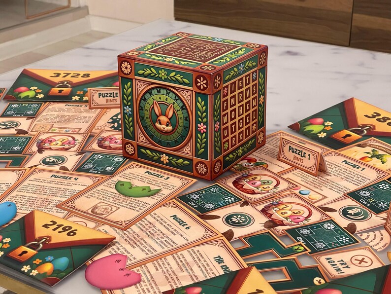 Easter Escape Room Printable – Easter Box: Holiday Puzzle Game for Kids ...