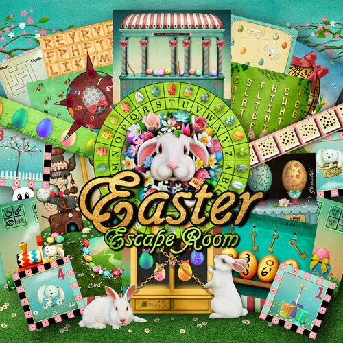 Easter Escape Room Game for Kids Printable Party Game - Etsy