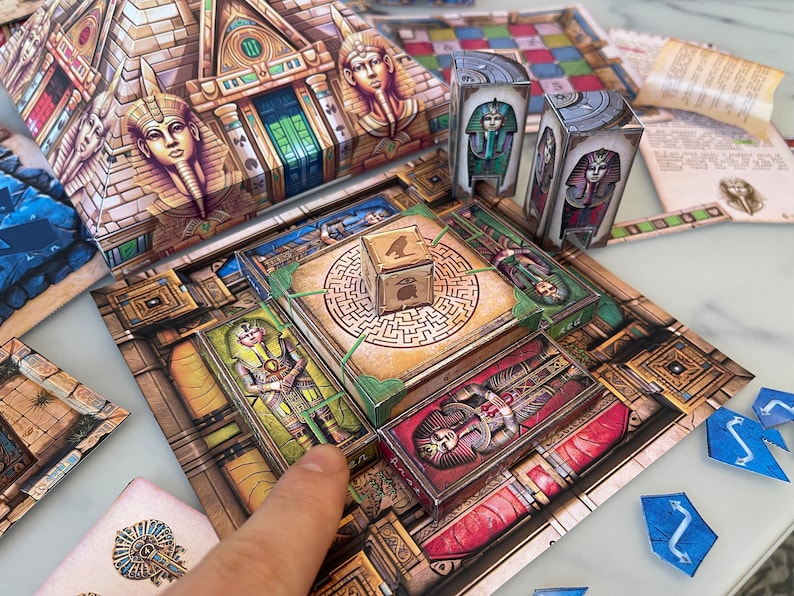 Escape Room Printable – the Pyramid: Egyptian-themed Puzzle Game for ...