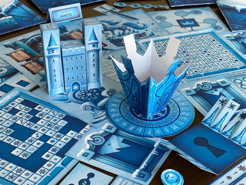 Winter Escape Room Printable – the Snow Queen: Winter Puzzle Game for ...