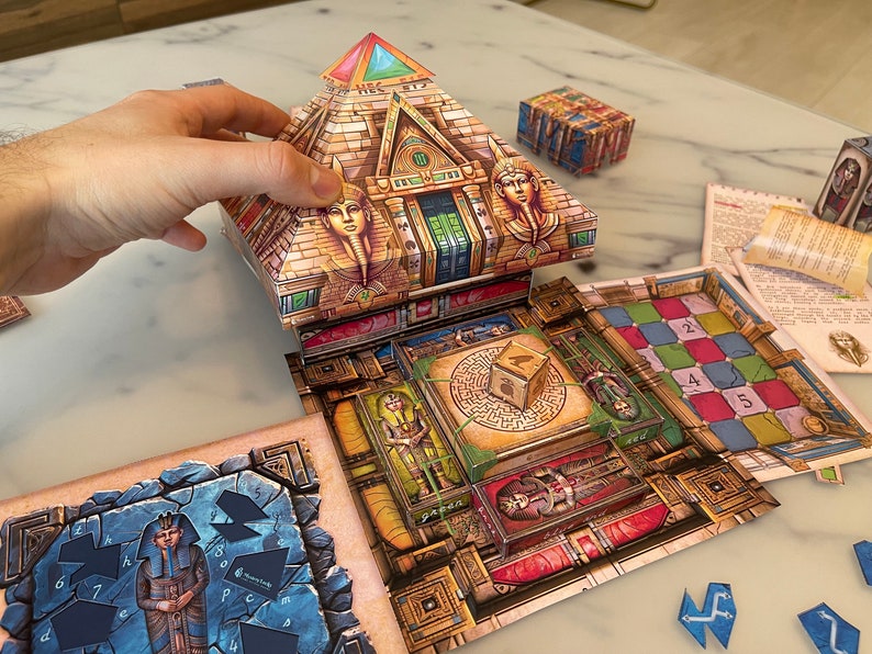 Escape Room Printable – the Pyramid: Egyptian-themed Puzzle Game for ...