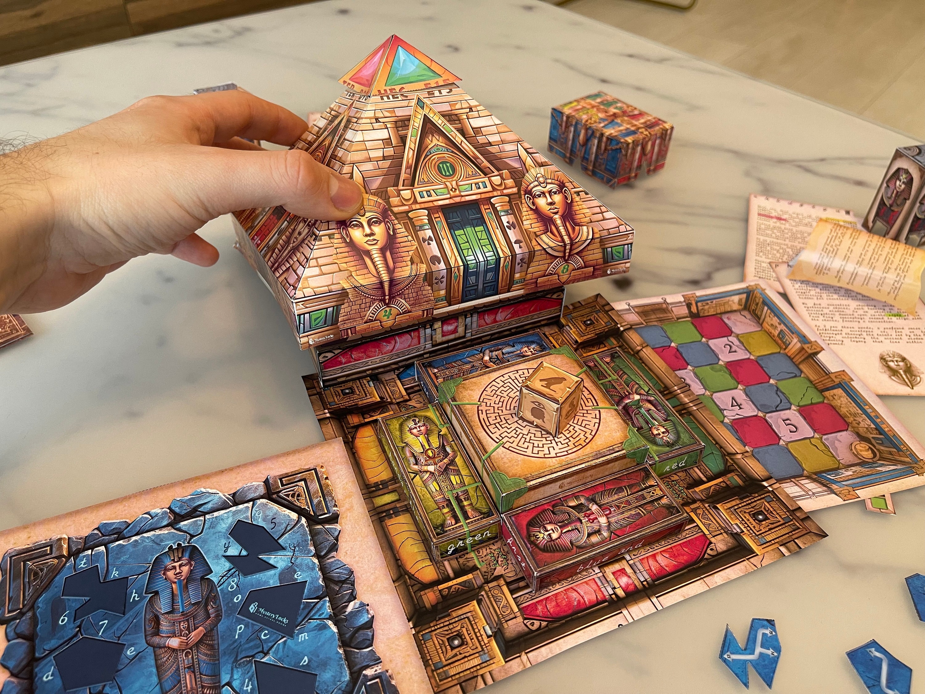Escape Room Printable – the Pyramid: Egyptian-themed Puzzle Game for ...