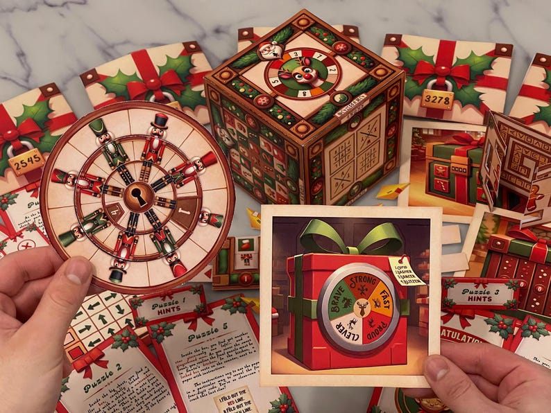 Christmas Escape Room Printable – the Christmas Star: Holiday Puzzle ...