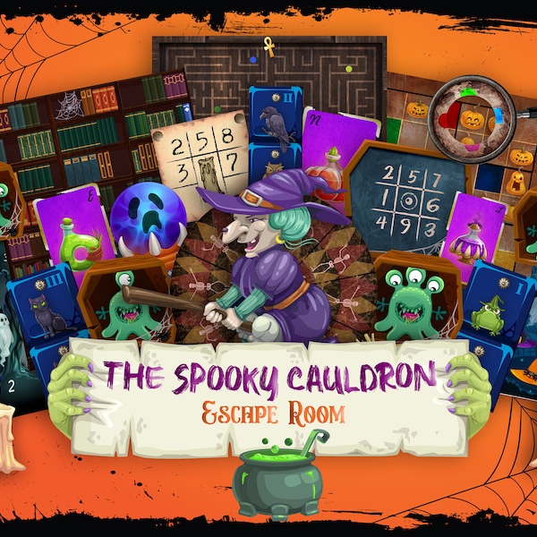 The Spooky Cauldron Escape Room - Etsy