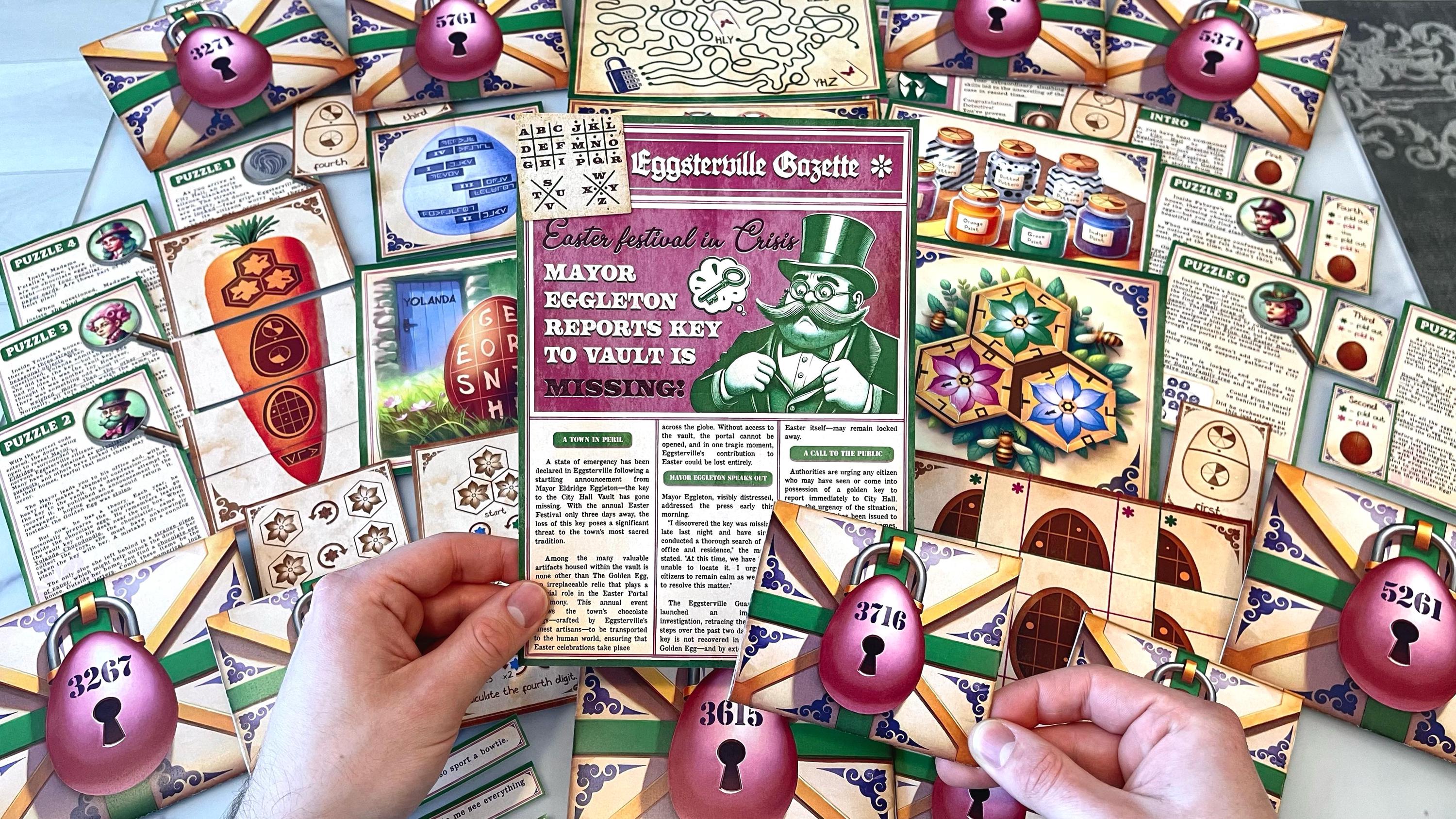 Easter Escape Room Printable – Easter Heist: Holiday Puzzle Game for ...