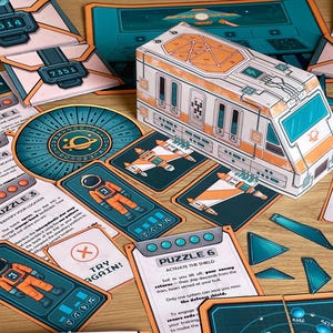 Escape Room Printable – the Lost Spaceship: Sci-fi Puzzle Game for Kids ...