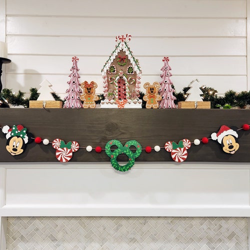Disney Holiday Banner Mickey Christmas Decoration Disney - Etsy