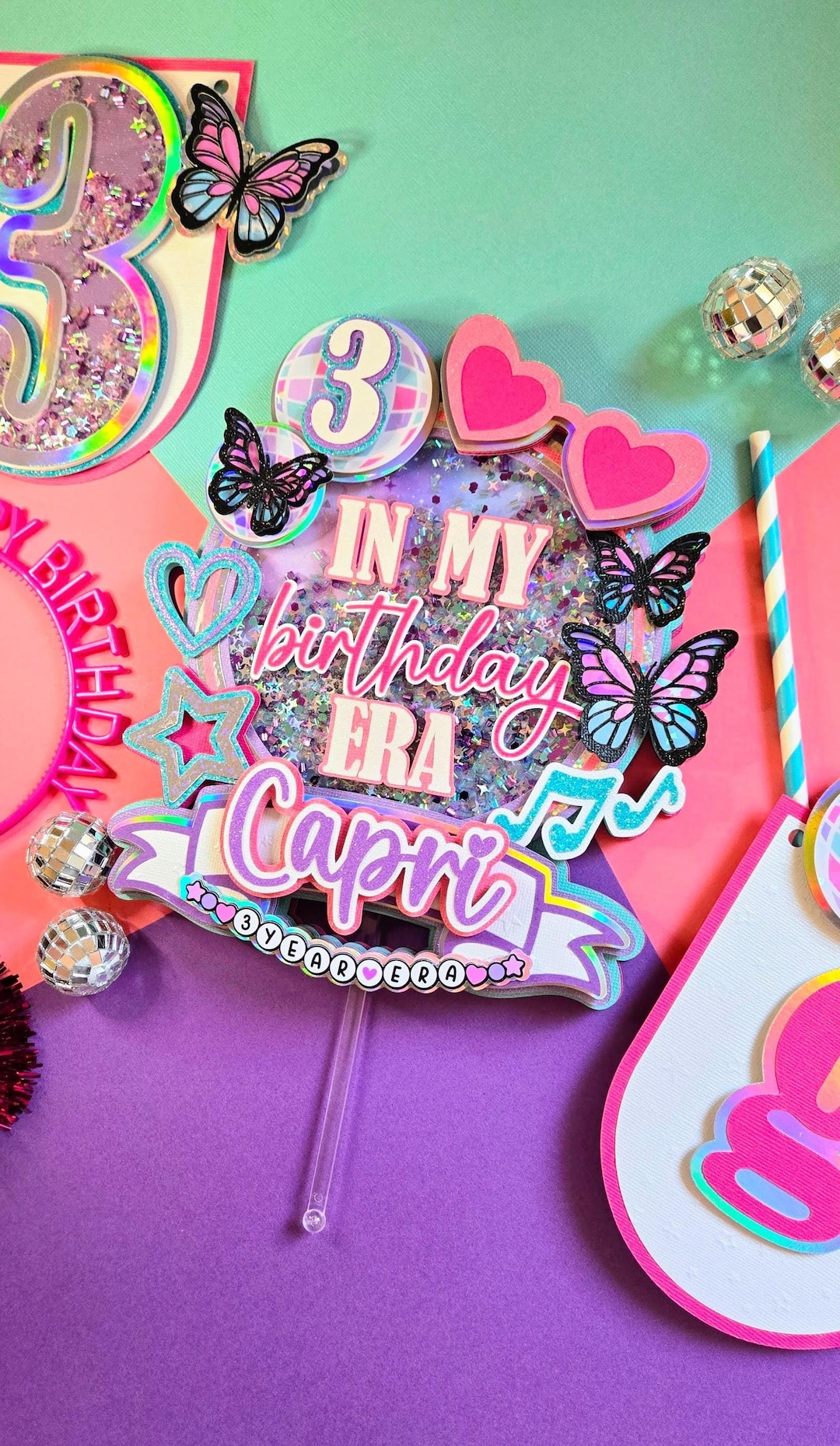 In My Birthday Era Cake Topper | in My Birthday Era Birthday | in My ...