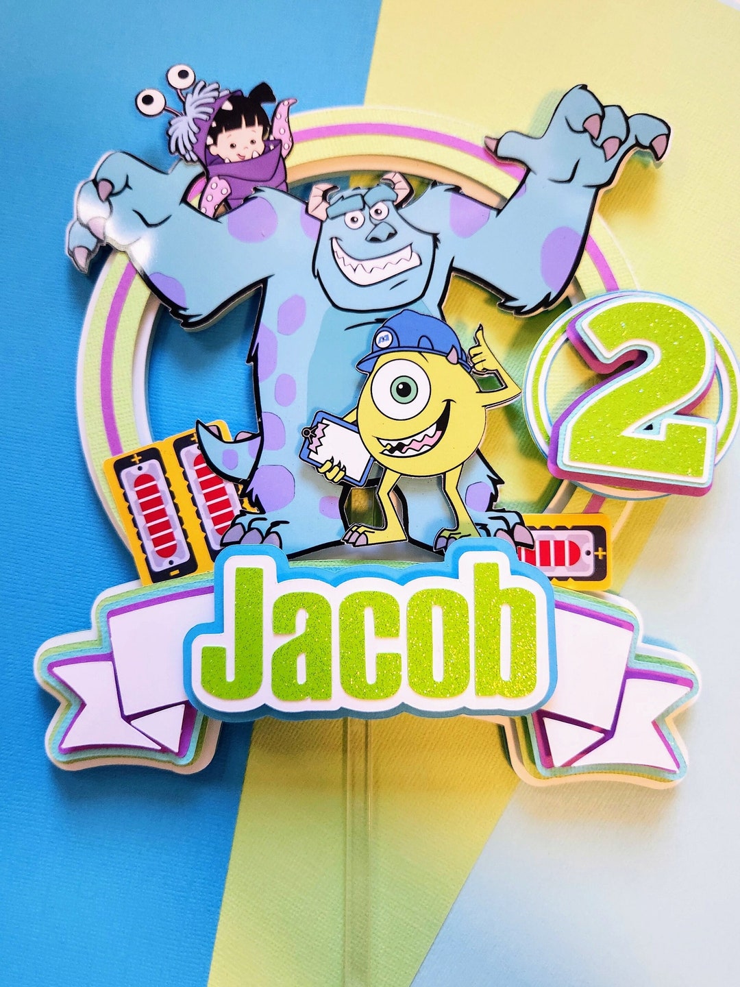 Monster Cake Topper Monsters Party Decor Monsters Birthday Party ...