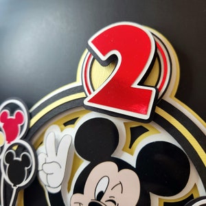 Oh Two-dles Cake Topper Oh Twodles Party Decor Mickey Inspired Birthday ...