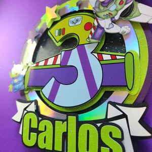 Buzz Lightyear Cake Topper Toy Story Cake Topper Toy Story Birthday ...