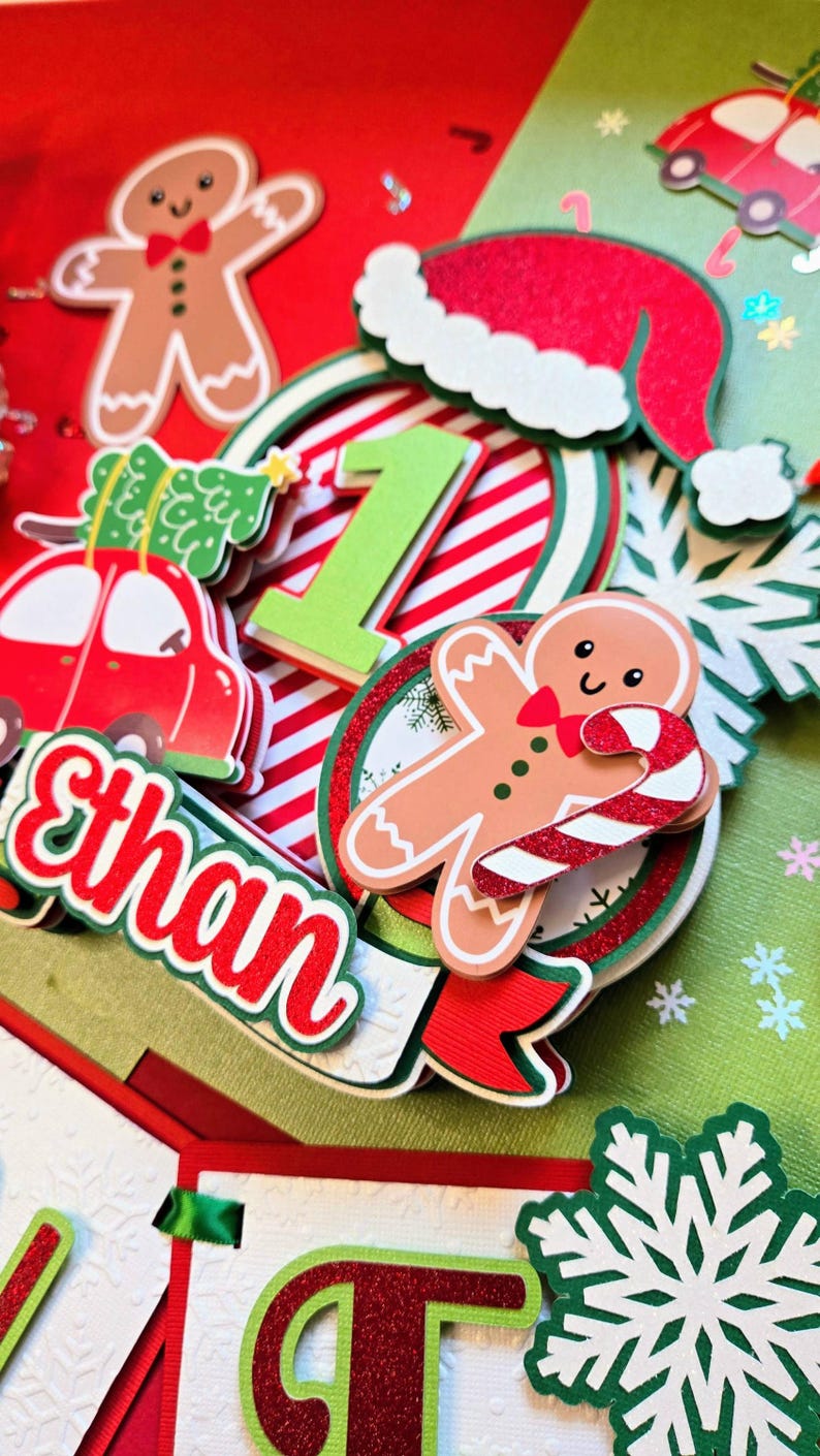 Oh What Fun It is to Be One | Boy First Christmas Topper | Boy ...