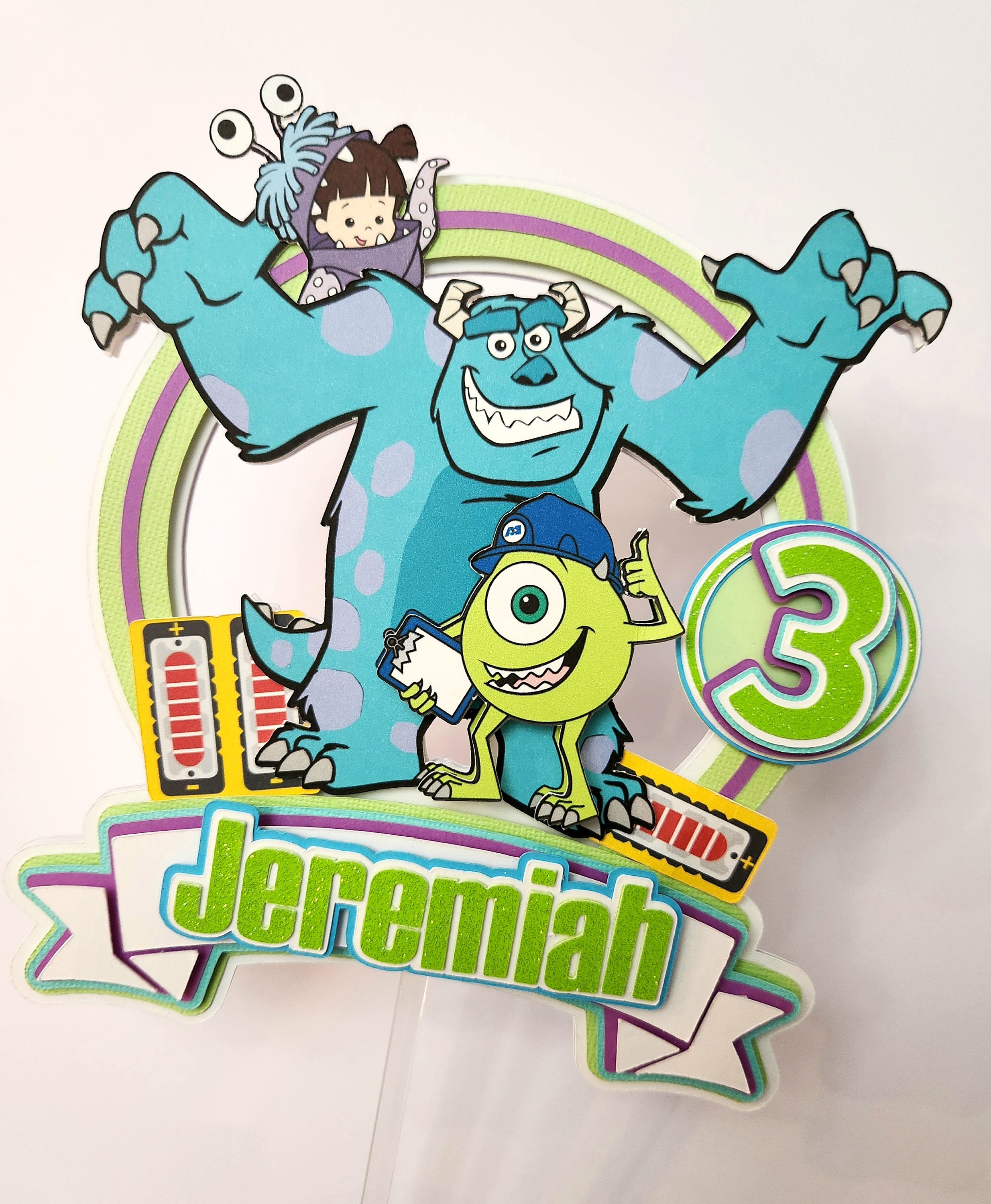 Monster Cake Topper Monsters Party Decor Monsters Birthday - Etsy Canada