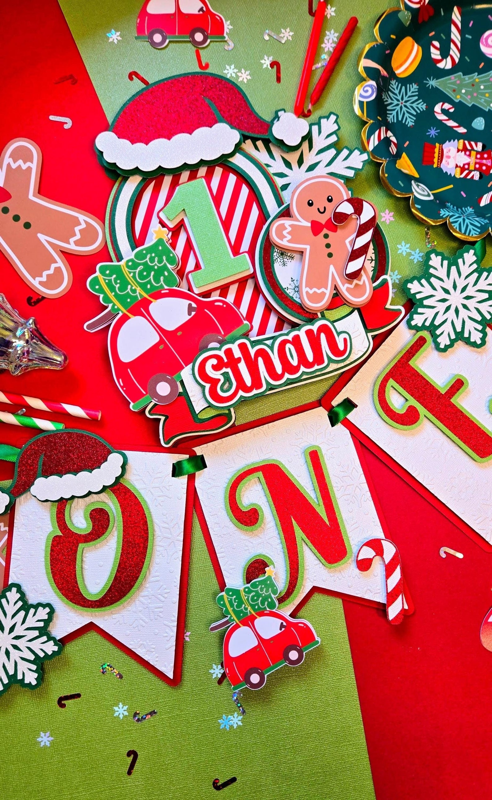 Oh What Fun It is to Be One | Boy First Christmas Topper | Boy ...