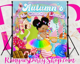 Candy Land Banner - Etsy