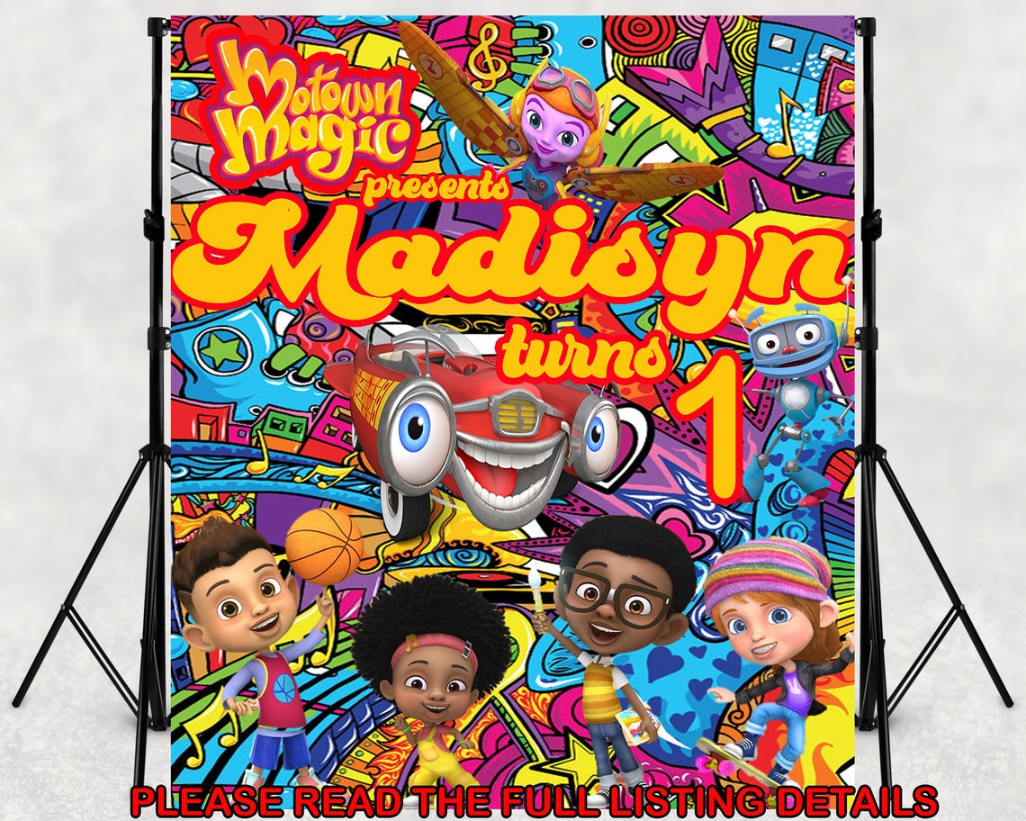 Inspired Motown Magic Vinyl Backdrop Motown Magic Birthday | Etsy