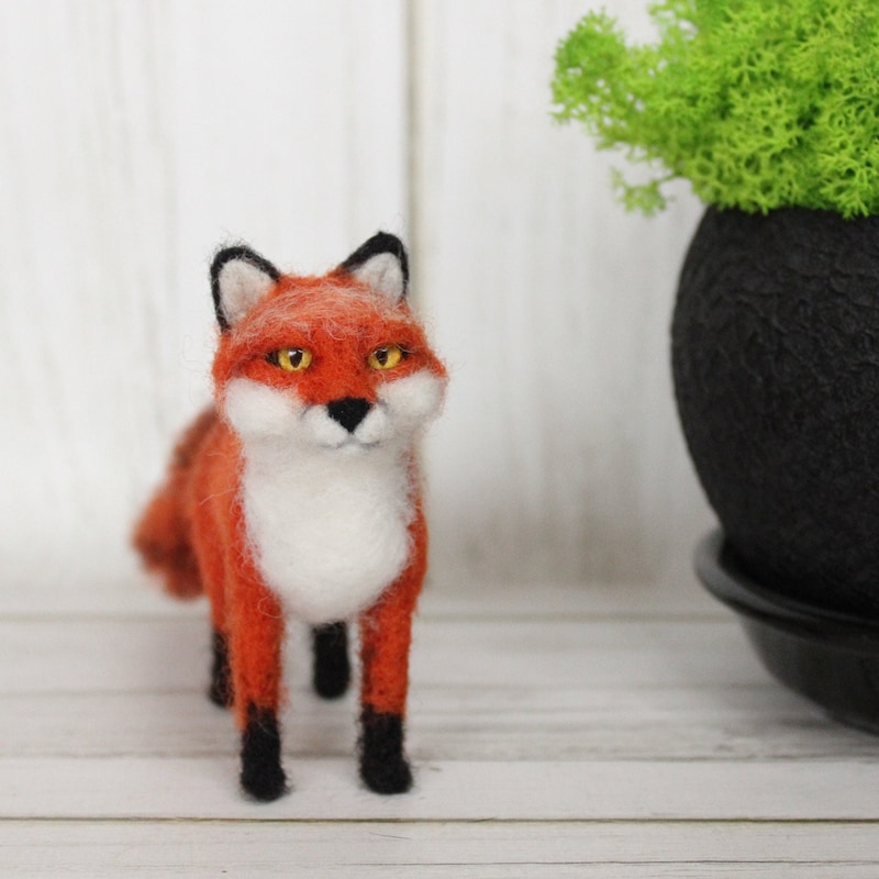 Felt Fox - Etsy