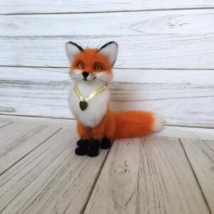 Needle Felted Fox, Fox Felted, Pet Portrait Fox, Foxy Redhead, Fox Felt ...