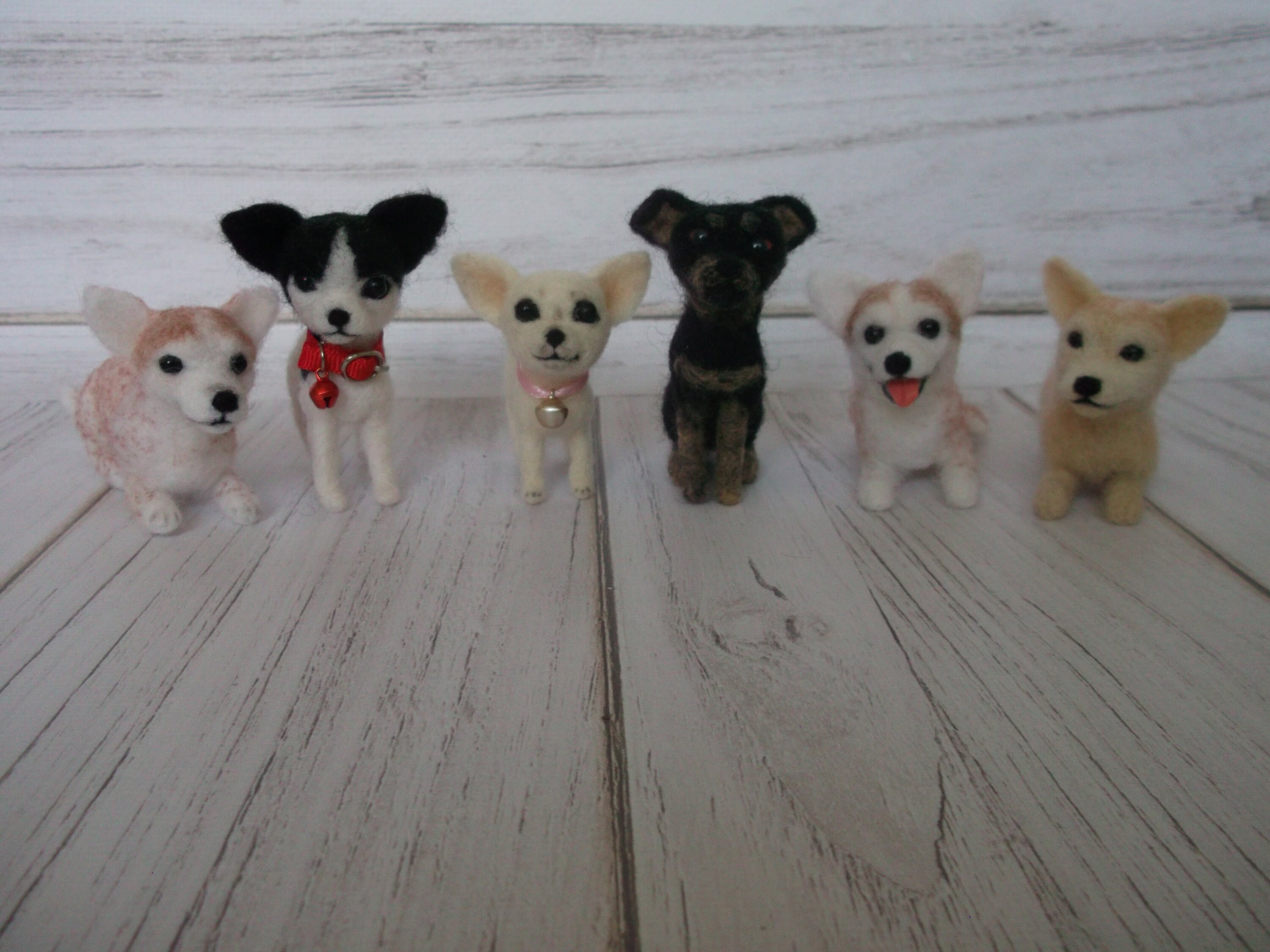 Custom pet portrait felted dog miniature felted dog portrait | Etsy