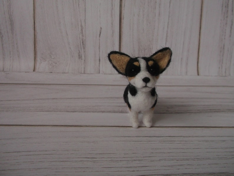 Custom Pet Portrait Felted Dog Miniature Felted Dog Portrait | Etsy