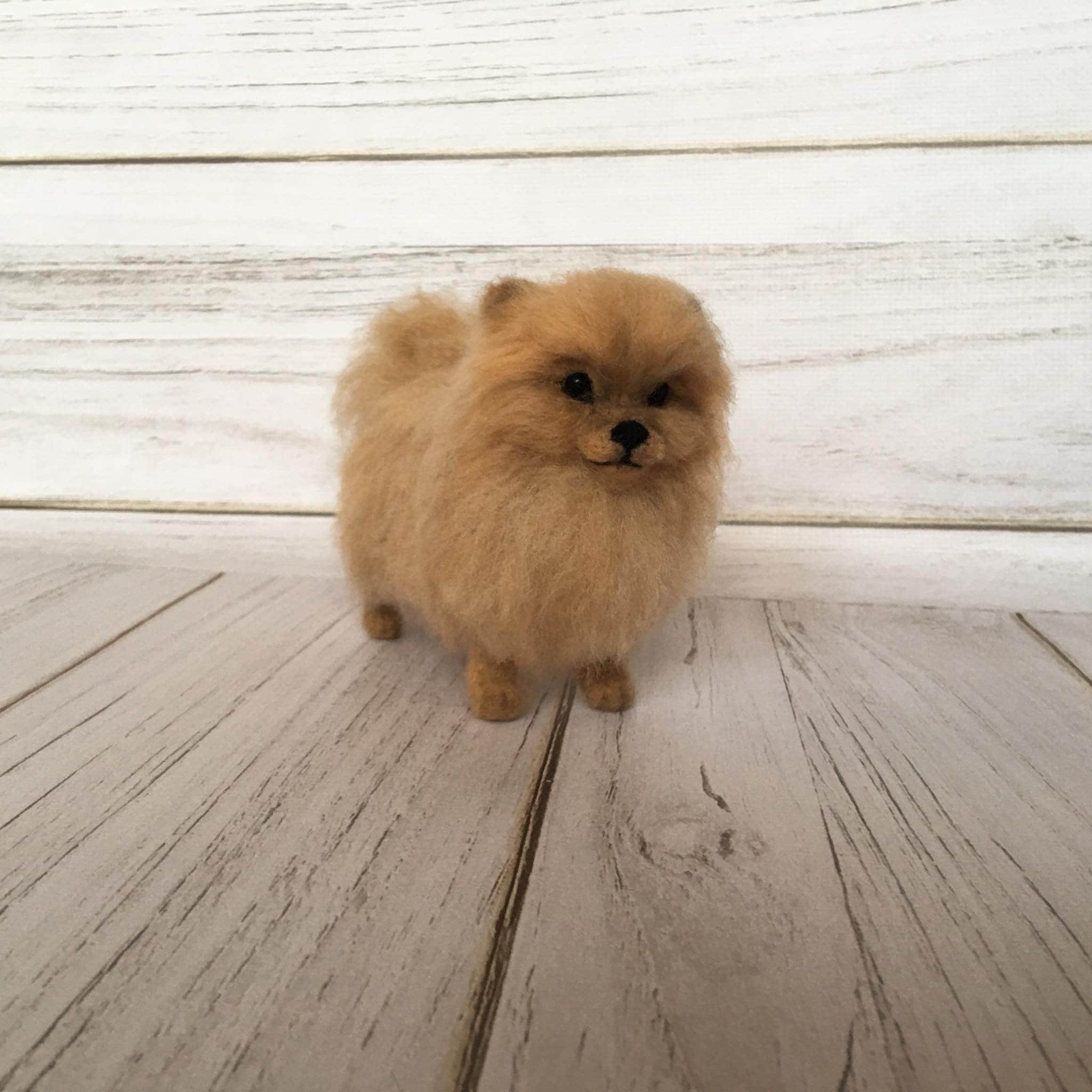 Custom pet portrait felted dog miniature felted dog portrait | Etsy