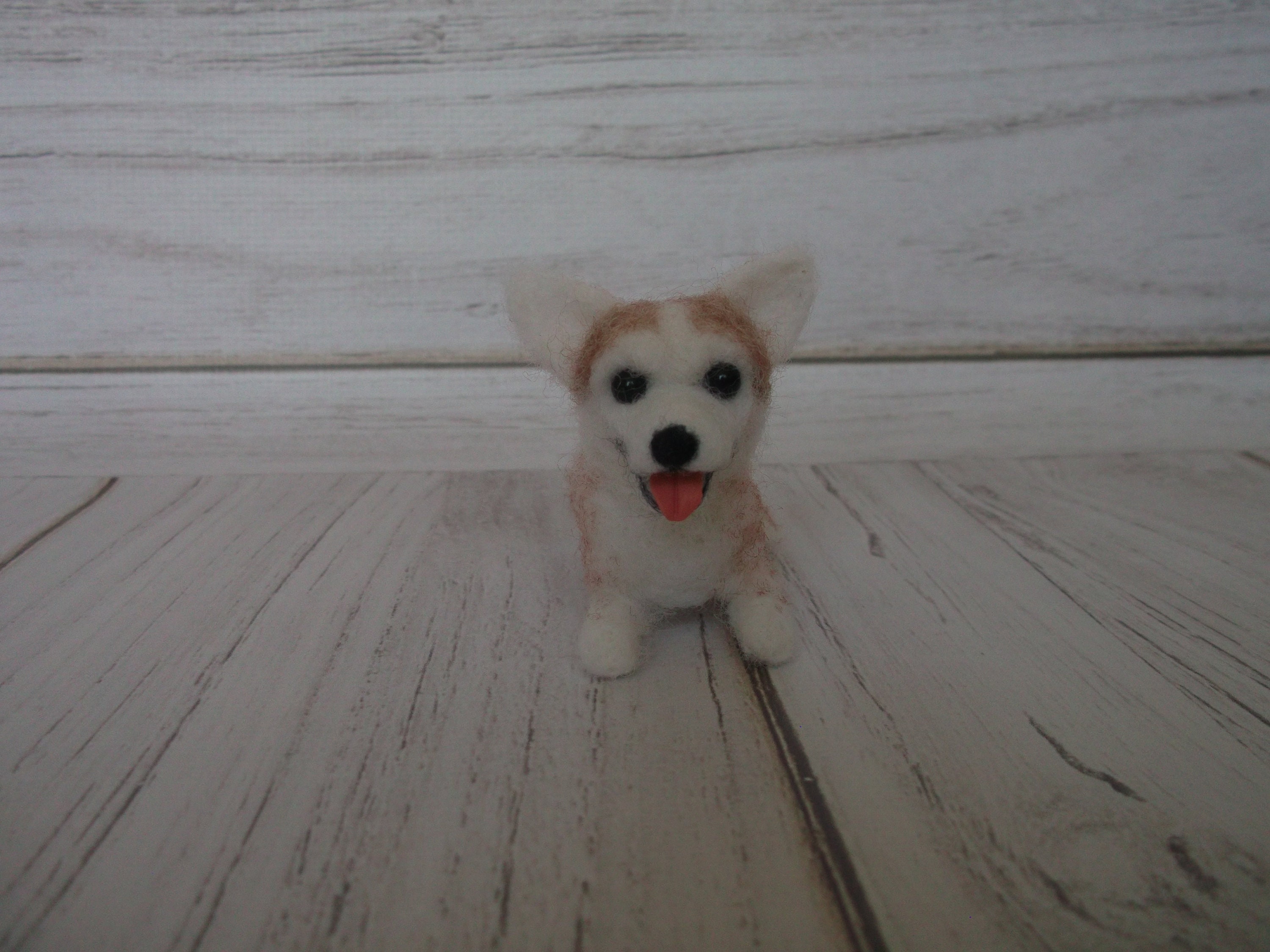 Custom pet portrait felted dog miniature felted dog portrait | Etsy