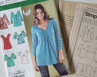 Casual Tops Sewing Patterns for Womens Tops, Simplicity Patterns 4223 ...