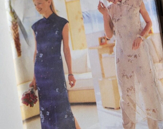 Dress Sewing Patterns for Womens Dresses Slip & Pants Asian Style ...