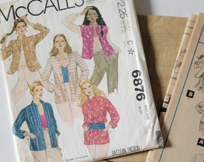 Jacket Sewing Patterns for Womens Jackets and Sleeveless Jackets ...