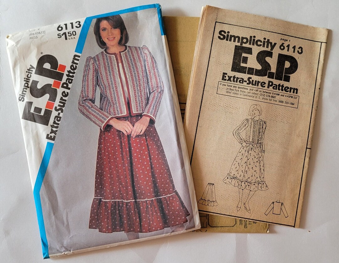 Ruffle Skirt Sewing Patterns for Womens Skirts and Pre Quilted Jacket ...