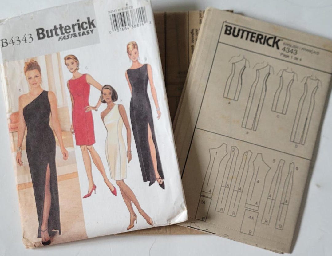 Womens Dresses Sewing Pattern Women Fitted Dress, Butterick Patterns ...