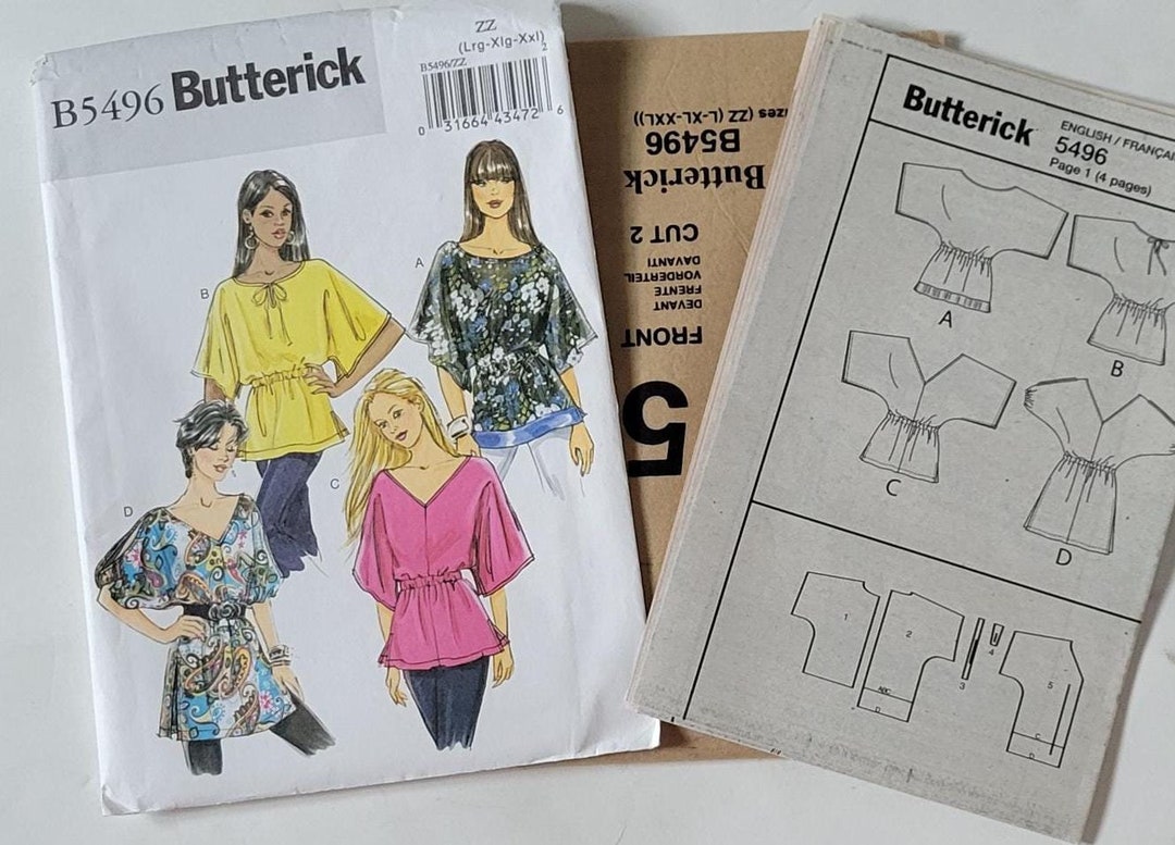 Bat Wing Top Sewing Patterns for Womens Tops Pullover Loose Fitting ...