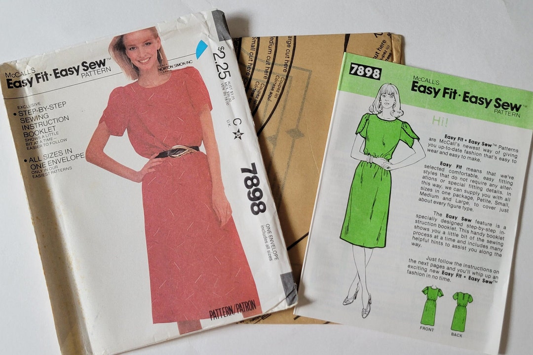 Womens Dresses Sewing Pattern Women Pullover Dress, Mccalls Patterns ...