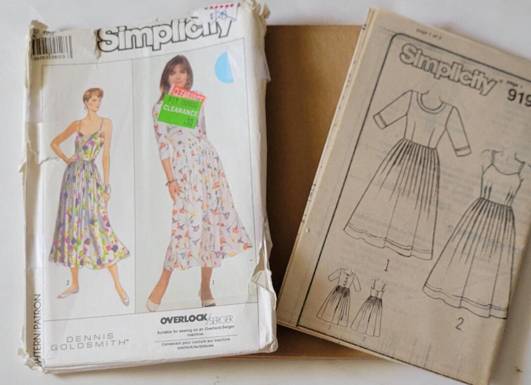 Strap Dress Sewing Patterns for Womens Midi Dresses for Spring and ...