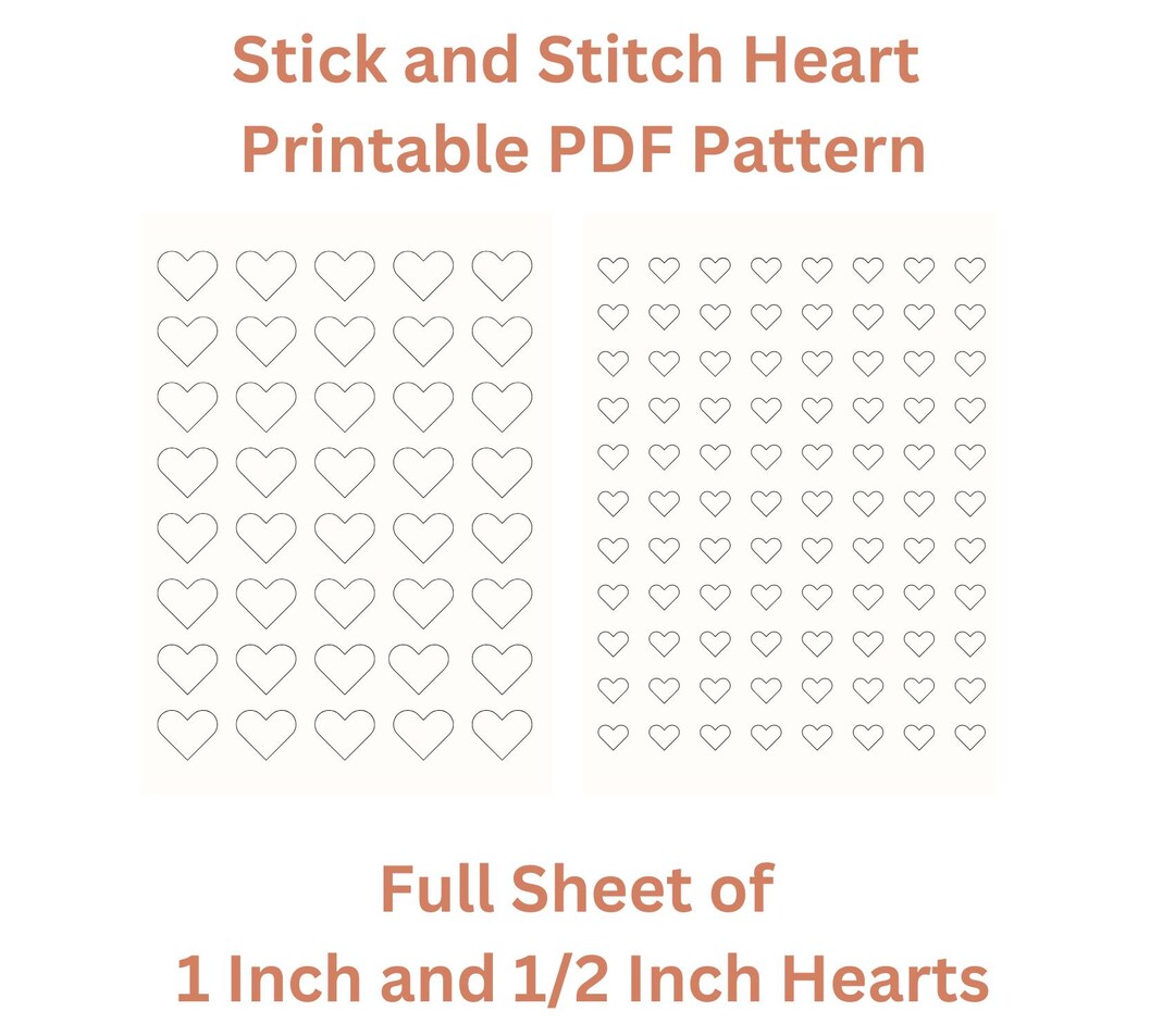 Heart Stick and Stitch Embroidery Designs Valentines Wedding Hand ...