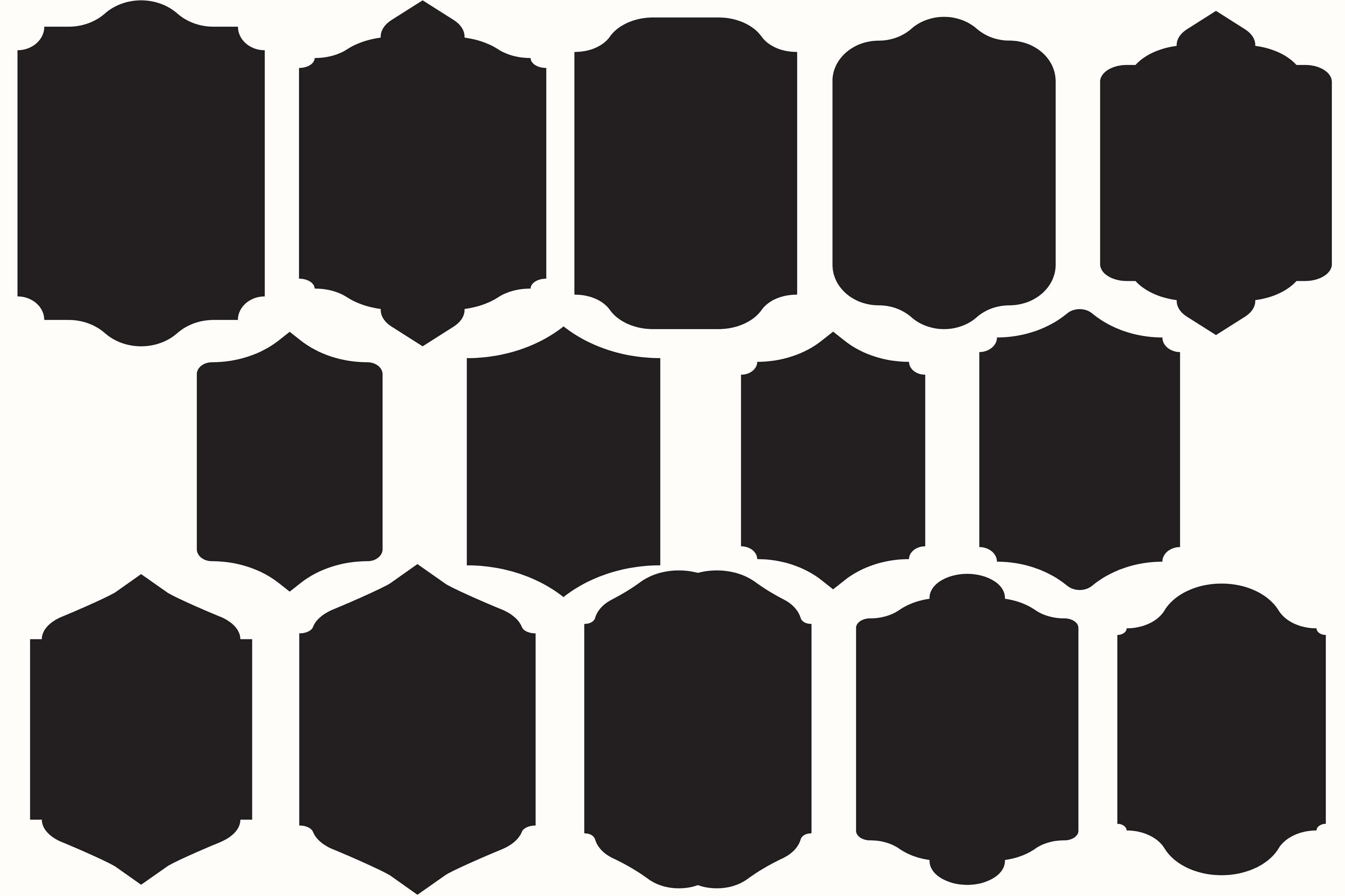 Decorative Borders PNG Sign Shapes SVG Invitation Frames Clipart ...