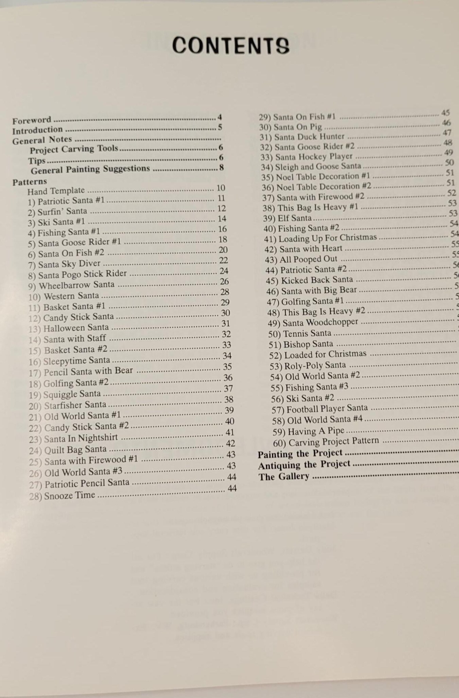 Vintage Wood Carving Pattern Book Santa Al Streetman Paperback Vintage ...