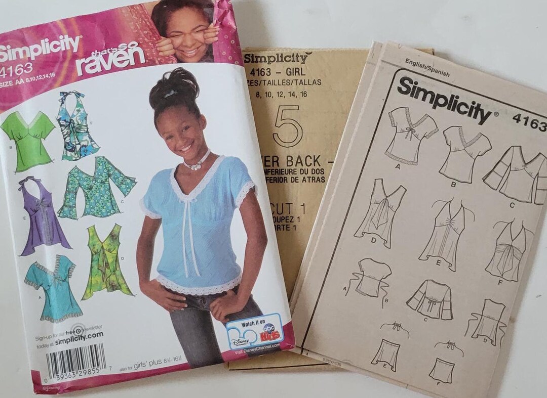 Kids Tops Sewing Patterns for Tween Girls Tops, Simplicity 3513 Thats ...