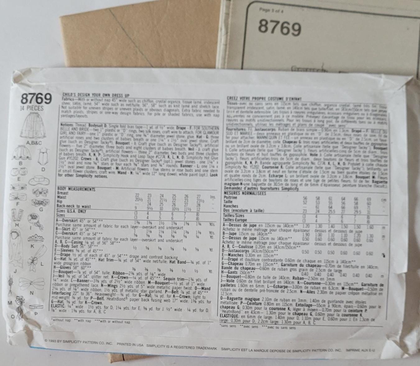 Kids Costume Sewing Pattern Girls Southern Design Your Own Dress ...