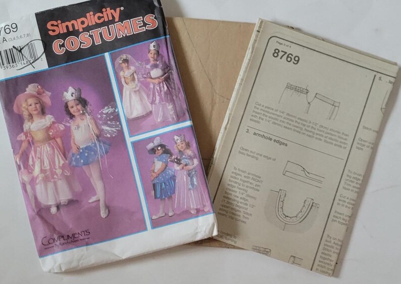 Kids Costume Sewing Pattern Girls Southern Design Your Own Dress ...