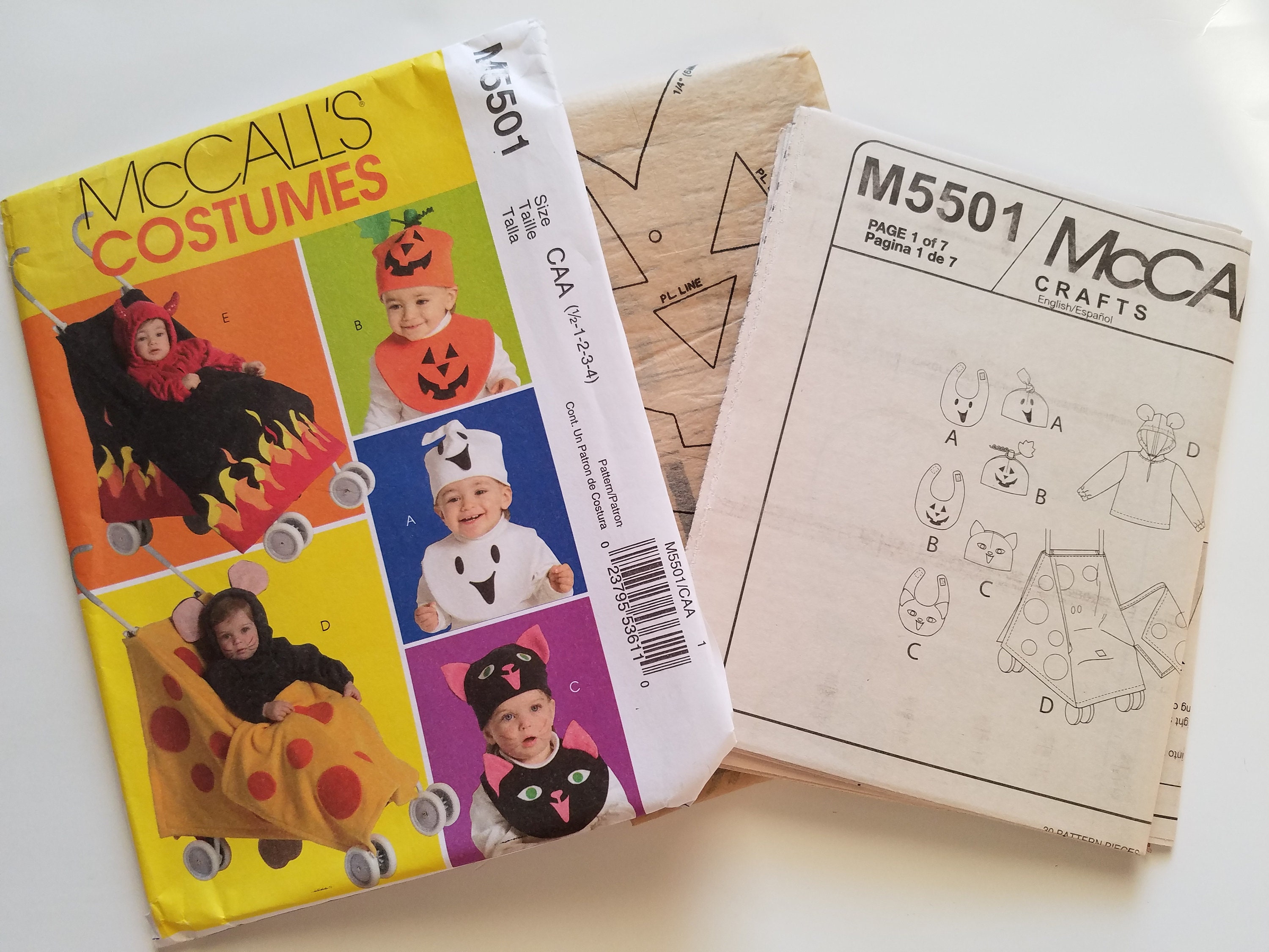 Sewing Pattern Costumes for Toddler Mccalls M5501 5501 Size - Etsy
